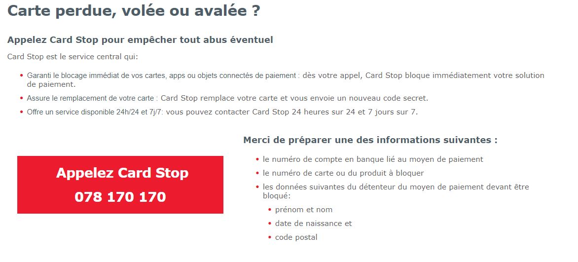 Nouveau numéro pour Card Stop - ASSURANCE CHARLEROI - Sliwa Thierry & Fils